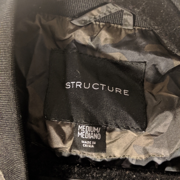 Structure | Jackets & Coats | Structure Bomber Army Jacket | Poshmark